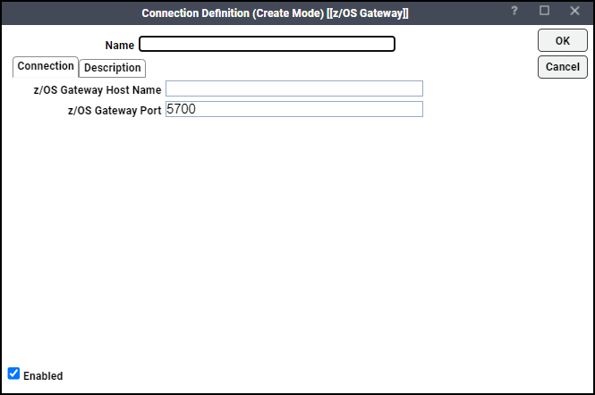 Configuring the z/OS Gateway
